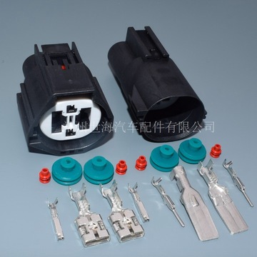 福特福克斯水箱电子扇沃尔沃路虎散热风扇插头DJ7049Y-1.5 /9.5-2-阿里巴巴