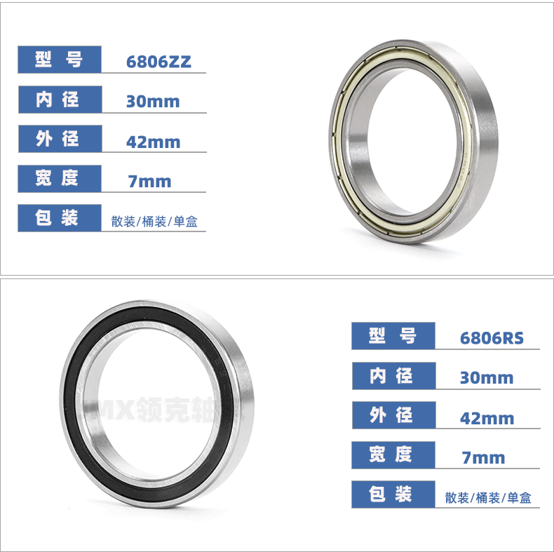 现货碳钢轴承6800 6801 6802 6803 6804ZZ薄壁深沟球微型轴承厂家-阿里巴巴