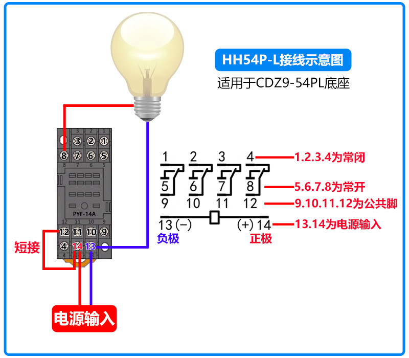 巨龙小型电磁中间继电器HH52P/53P/54P/62P(MY2/3/4、LY2)银触点-阿里巴巴