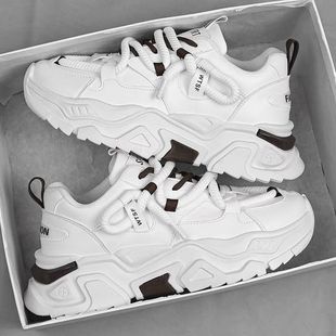 秋季男鞋2025新款透气鞋子男款潮流百搭内增高运动鞋休闲老爹-阿里巴巴