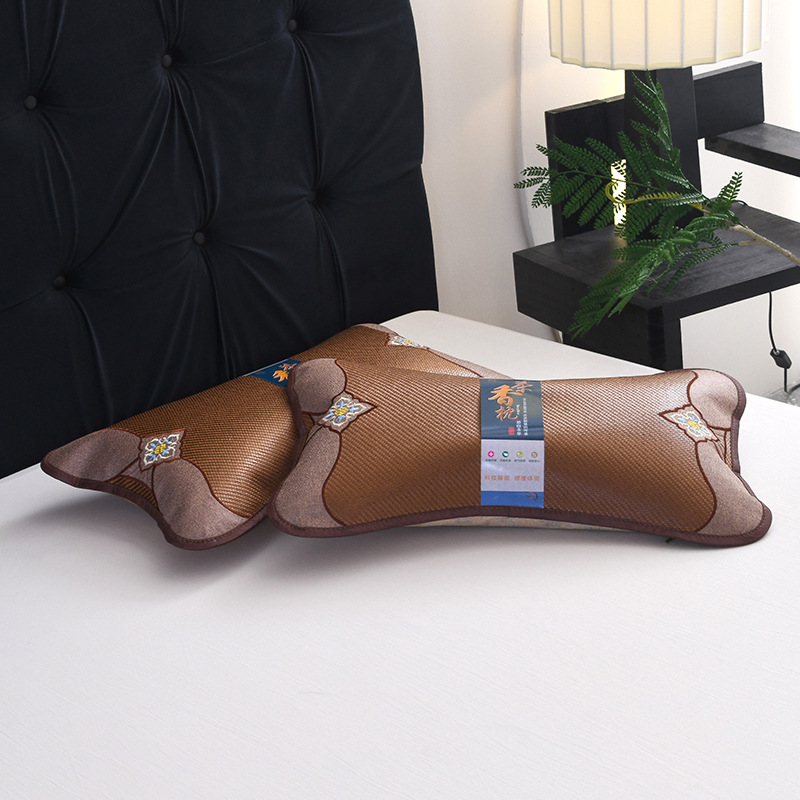 Full Buckwheat Shell Pillow Summer Cool Flower Pillow Pure Buckwheat ...