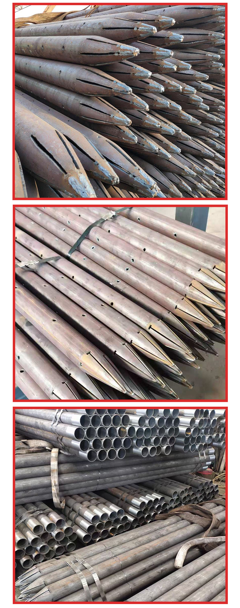 Q235B钳压式声测管小孔径薄壁 桩基超声波检测钢管国标50 54 57-阿里巴巴