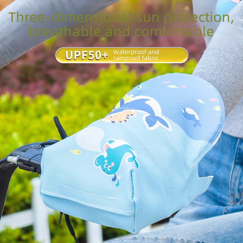 Electric car handlebar cover battery car motorcycle summer sun ...