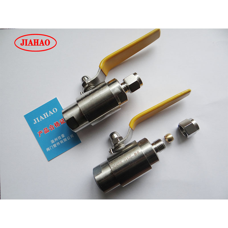 佳豪QG.QY1-25P PN25 G1/2-￠8 304SS不锈钢卡套式气源球阀-阿里巴巴