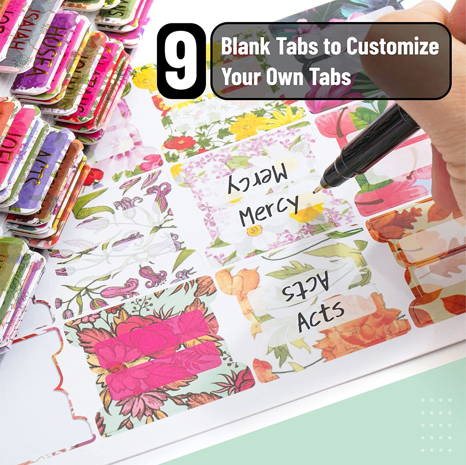 亚马逊爆款圣经索引标签贴纸信仰日志索引不干胶分类贴纸独特设计-阿里巴巴