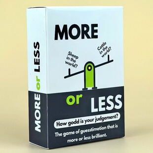 英文版more or less 或多或少甜蜜快乐时光 夫妻蜜语对话游戏卡牌-阿里巴巴