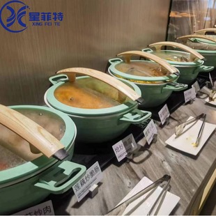 星菲特 亚朵酒店明档早餐自助餐炉食物保温暖菜炉加热早餐保温-阿里巴巴