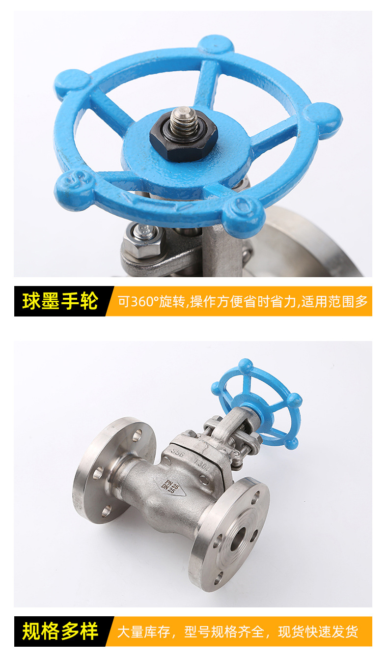 304不锈钢锻钢闸阀法兰锻钢闸阀锻压闸阀F Z41W-25P 厂家供应批发-阿里巴巴