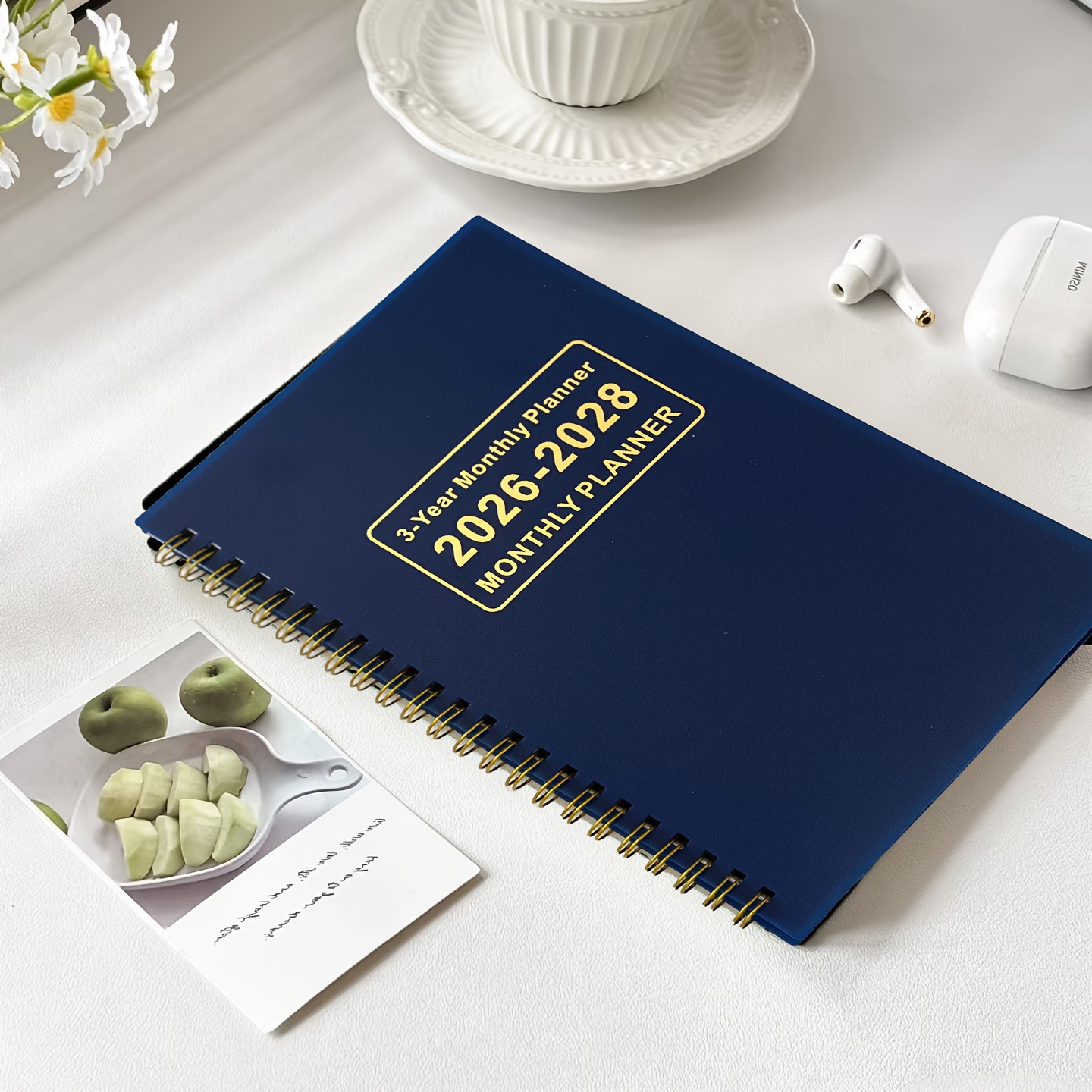 亚马逊热销2026-2028三年创新实用计划A5笔记本英文高颜值日程本-阿里巴巴