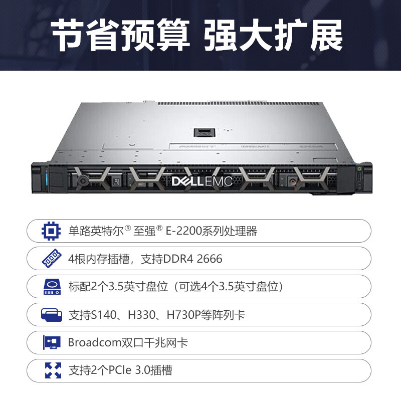 适用于戴尔（DELL）PowerEdge R450 1U机架式服务器主机-阿里巴巴