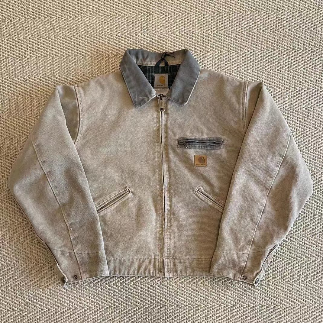 卡哈Car特J97美式短款底特律夹克工装拉链cleanfit外套男潮hartt-阿里巴巴