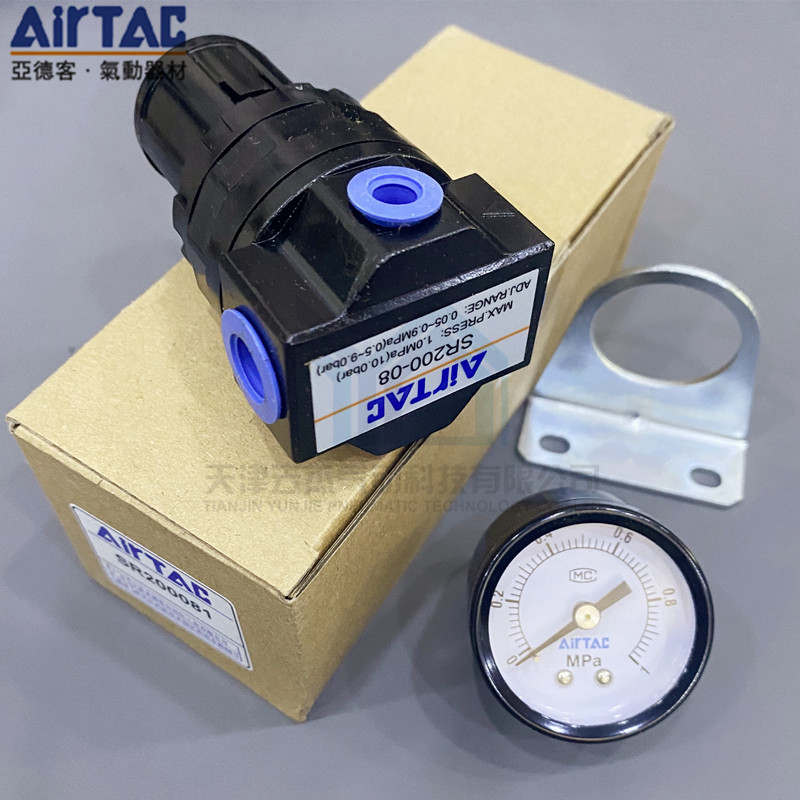 亚德客AIRTAC 调压阀SR200-06 SR200-08 SR200L-06 SR200L-08-阿里巴巴