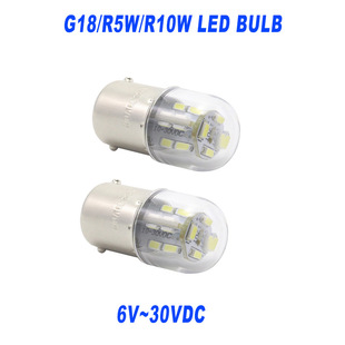 B15LED设备信号灯警示灯36V G18 R10W摩托车LED汽车电动车灯泡-阿里巴巴