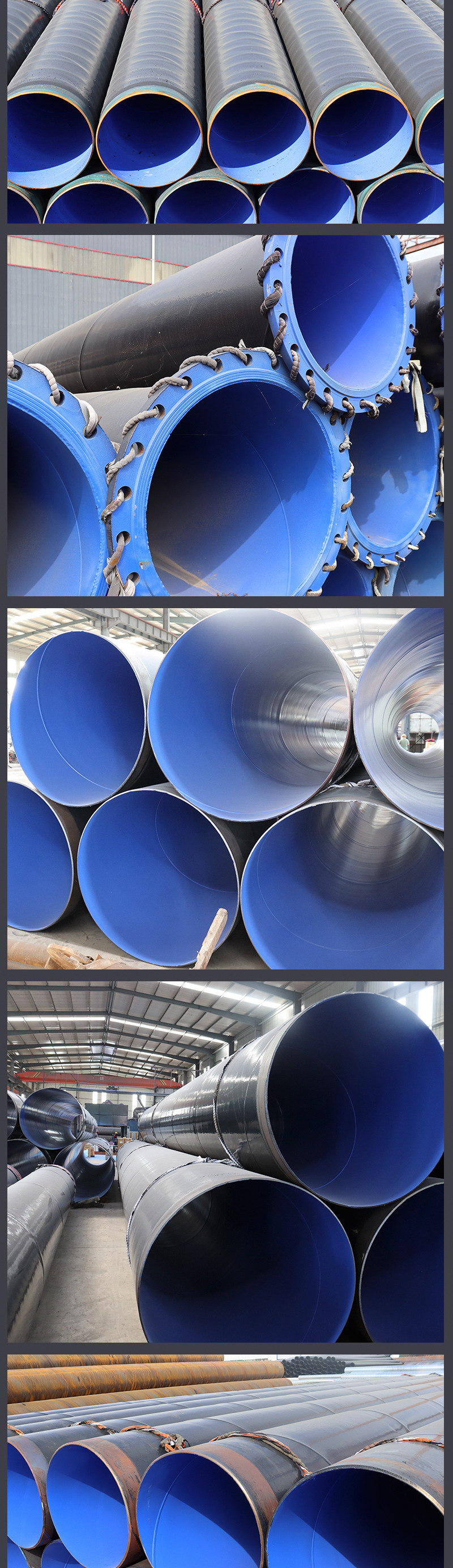 TPEP防腐钢管 地埋式复合外pe内ep管道石油供水电力输送管道-阿里巴巴