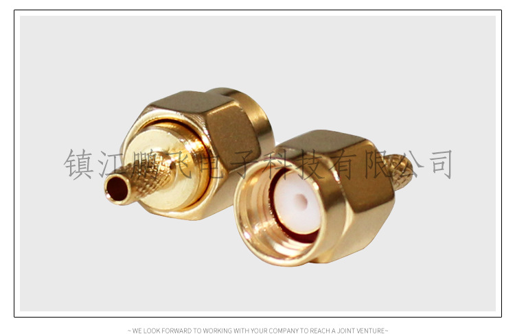 SMA-C-J1.5射频同轴连接器SMA直式公头内螺内针接RG316/RG174线缆-阿里巴巴