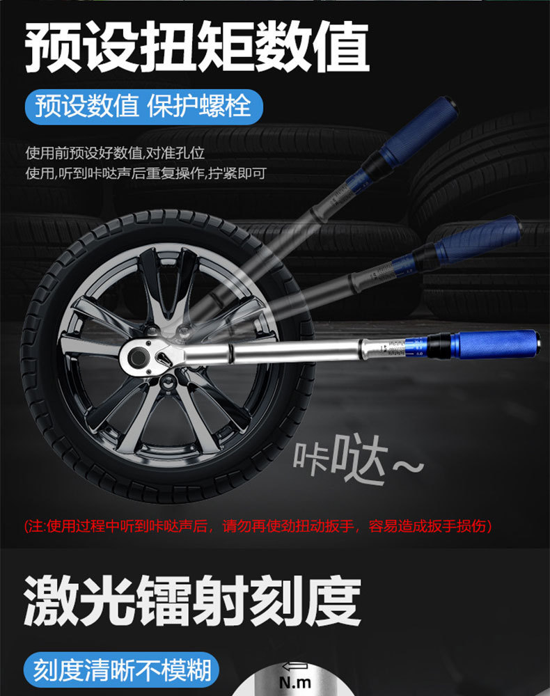厂家直销棘轮扭力扳手15件套装五金工具维修汽车工具箱多功能组套-阿里巴巴