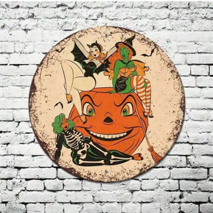 2026款 B9535 跨境外贸新款一件代发万圣节标牌蜘蛛骷髅主题-阿里巴巴