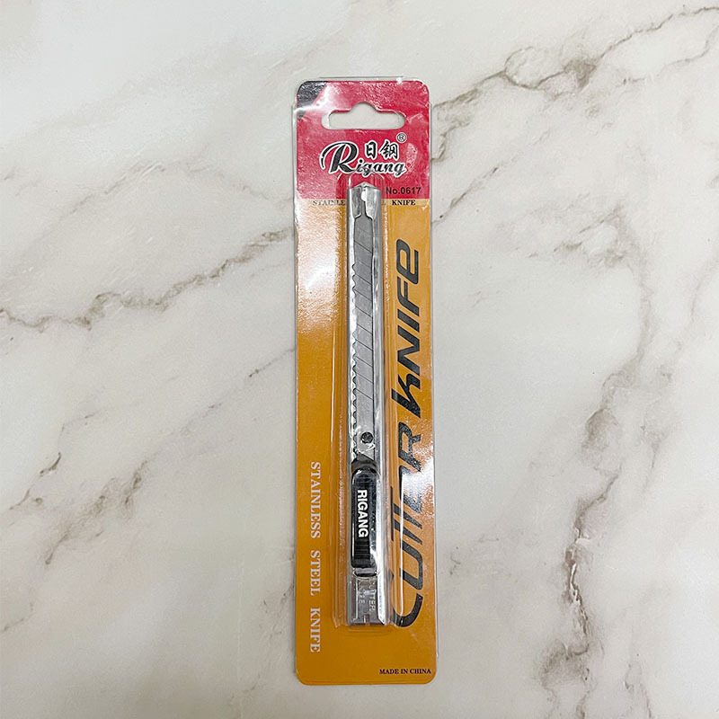 RG340美工刀裁纸刀壁纸刀墙纸小刀不锈钢大号小号刀金属工具刀-阿里巴巴