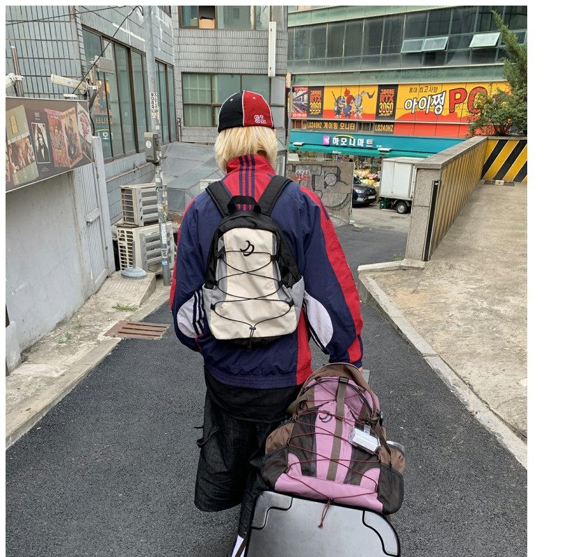 Mirenbu 迷人布拼色双肩包登山运动小包户外旅行背包出行学生书包-阿里巴巴