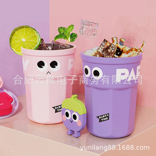 网红表情保温杯咖啡杯高颜值女生316不锈钢保冷水杯情侣随行杯子-阿里巴巴