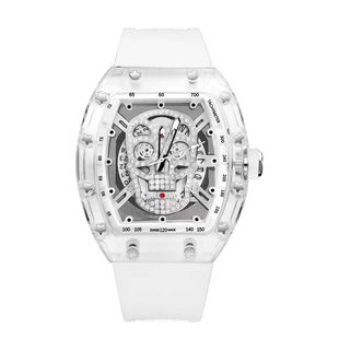 ZIDO品牌休闲时尚霸气全自动石英镂空夜光防水男士腕表骷髅头男表-阿里巴巴