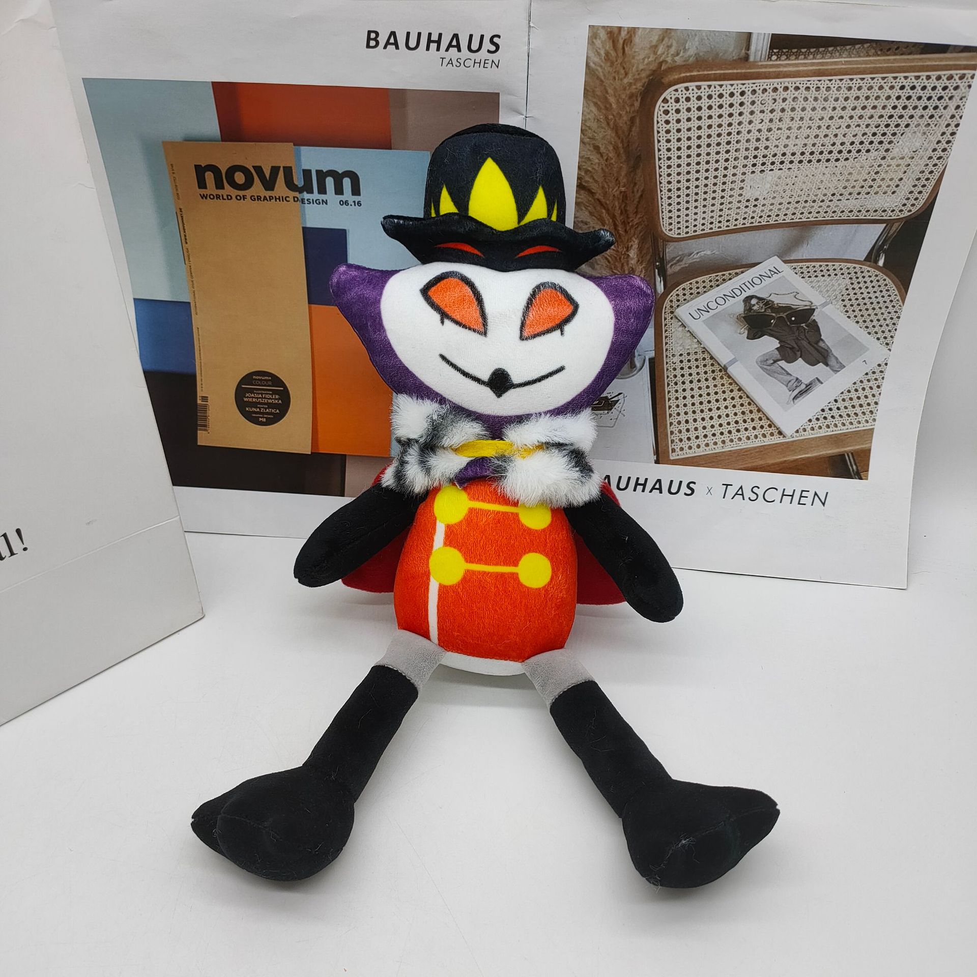 跨境新品 Helluva Boss stolas plush 极恶老大斯托拉斯毛绒玩具-阿里巴巴