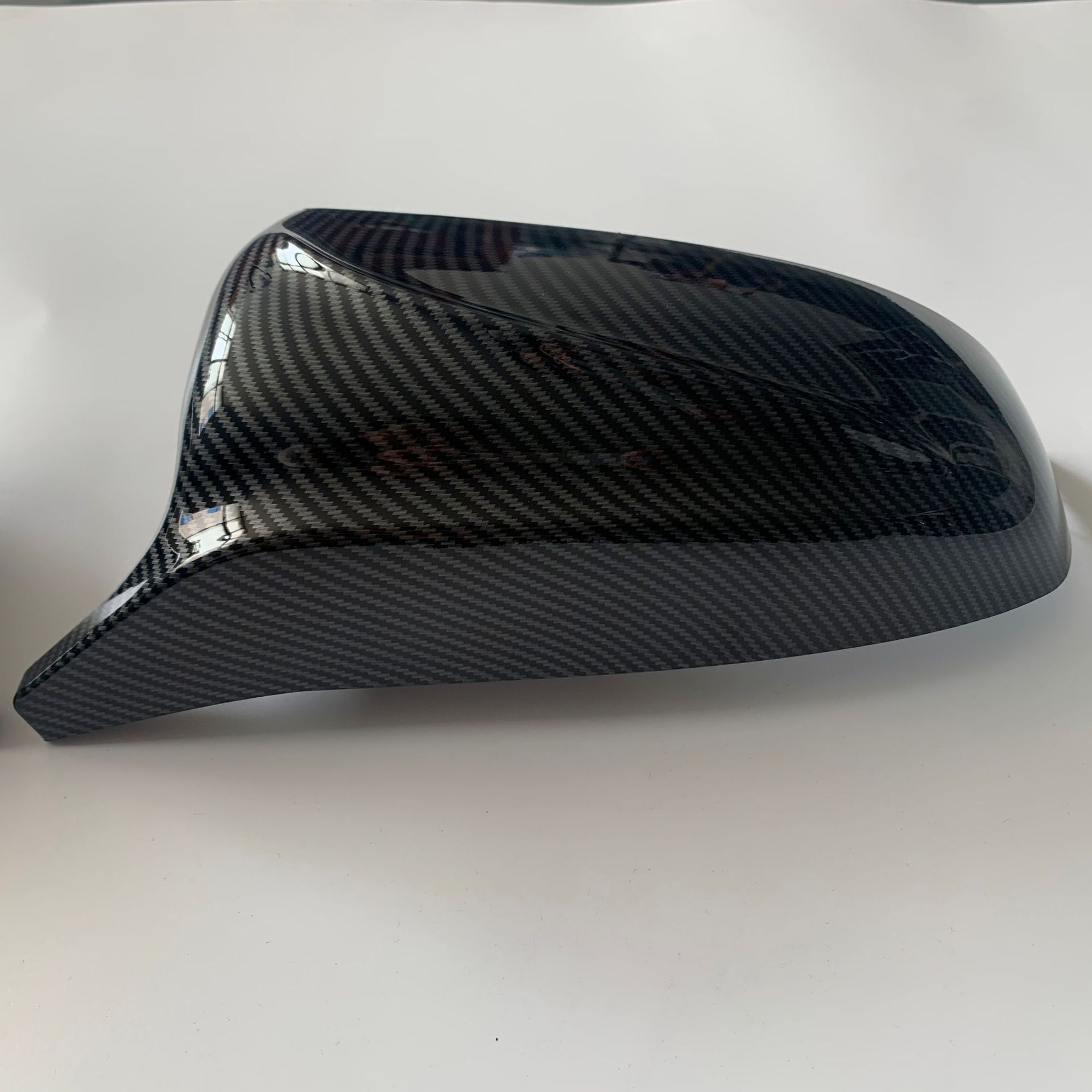 适用宝马X5 X6 E70E71 08-13碳纤维碳纹水转印牛角倒车后视镜镜壳-阿里巴巴