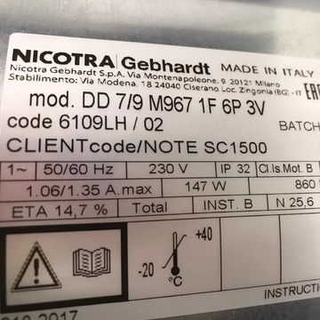 NICOTRA GEBHARDT MOD.DD7/9 M967 1F 6P 3V-阿里巴巴