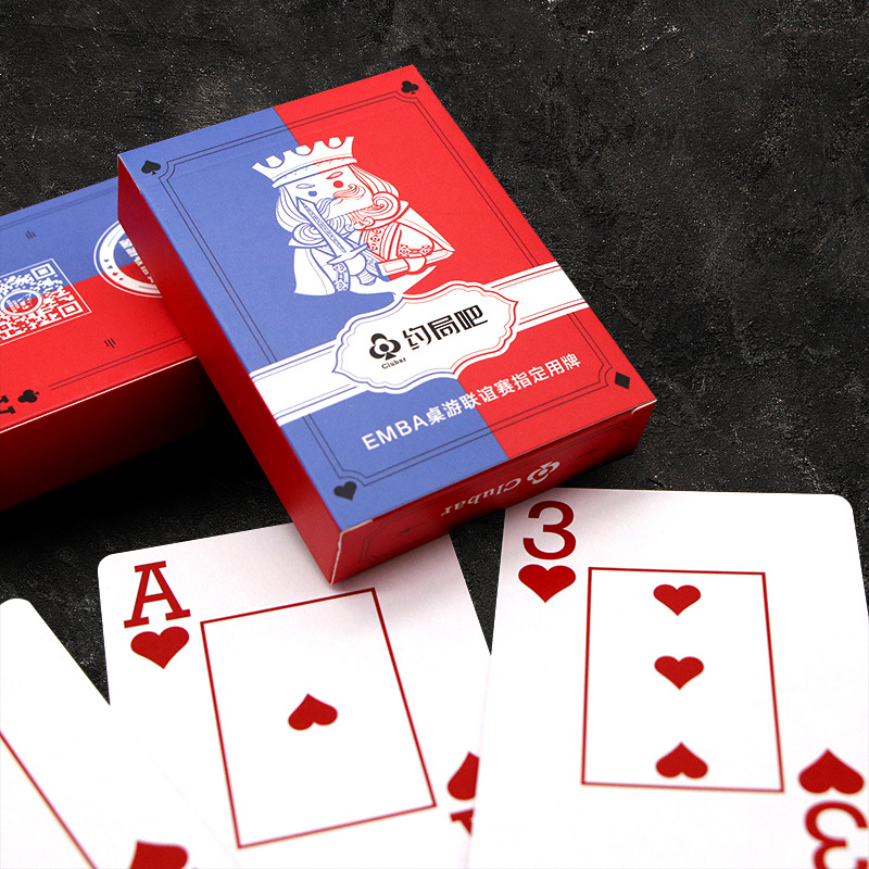 Board game card poker high-grade blue core paper wear-resistant poker ...