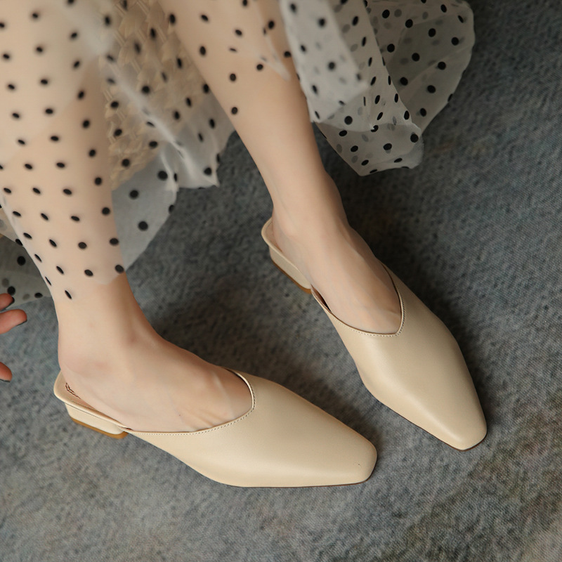 Chiko Gemma Square Toe Block Heels Clogs/Mules