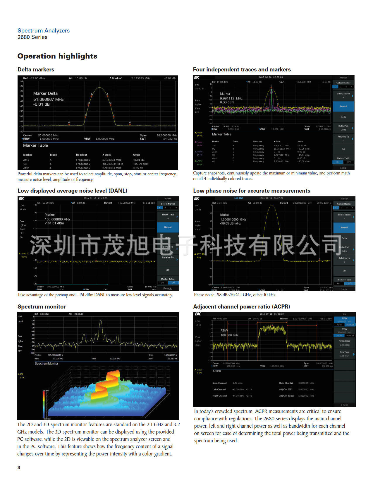 美国BK Precision 2682/2683 频谱分析仪含跟踪发生器 2.1/3.2GHz-阿里巴巴