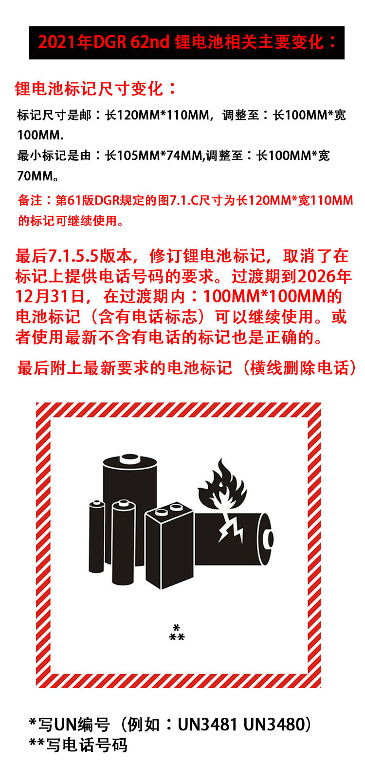 新版UN3841/UN3091锂电池防火标签锂金属航空警示空运货机封箱贴-阿里巴巴