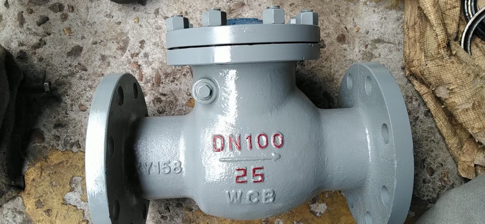 铸钢旋启式止回阀H44H-16C碳钢翻板法兰逆止阀摆板式单向阀门-阿里巴巴