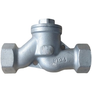 304不锈钢S型止回阀 H11W-16P 2分内螺纹立式 不锈钢升降式止逆阀-阿里巴巴