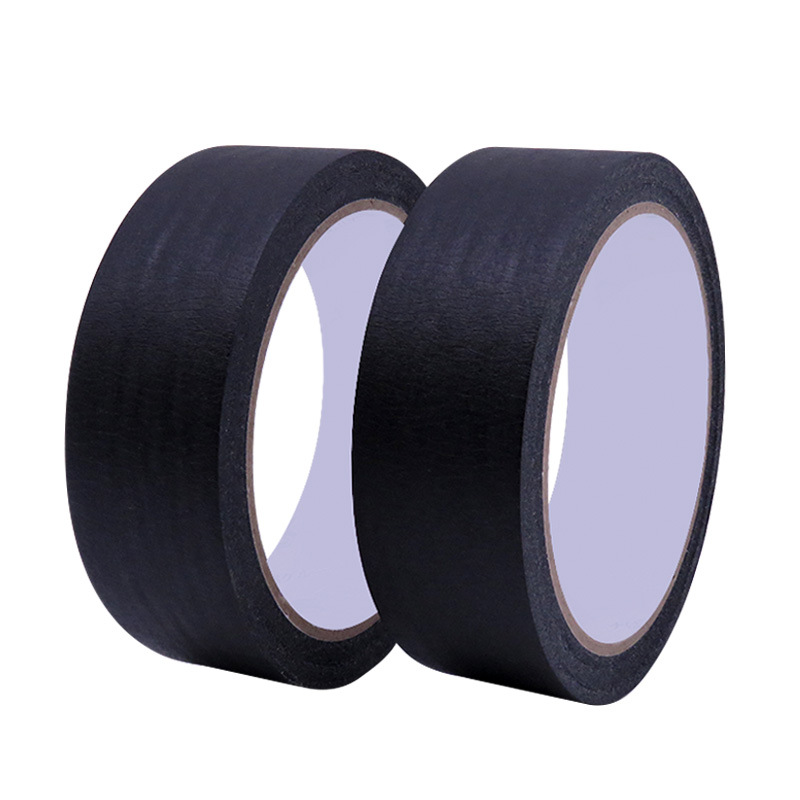Black masking paper tape strong stick spray paint masking paper tape ...