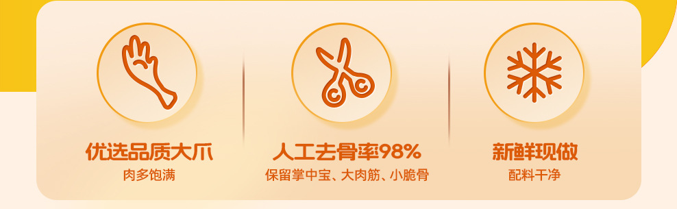 脱骨侠无骨鸡爪袋装版多规格10袋起送（72g/108g/250g/1kg）-阿里巴巴