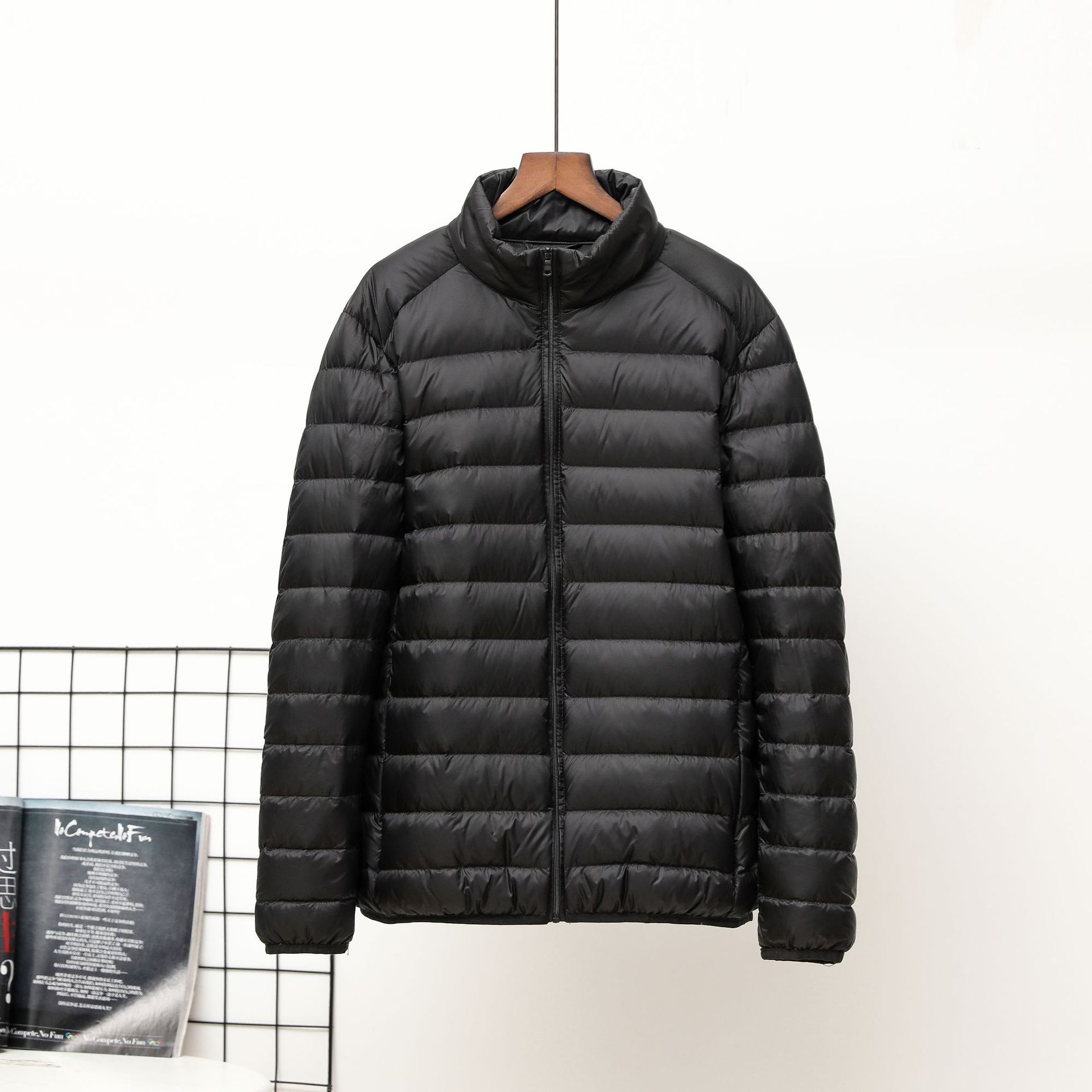 秋冬季新款羽绒服男短款立领轻薄保暖时尚休闲帅气大码羽绒衣厂家-阿里巴巴