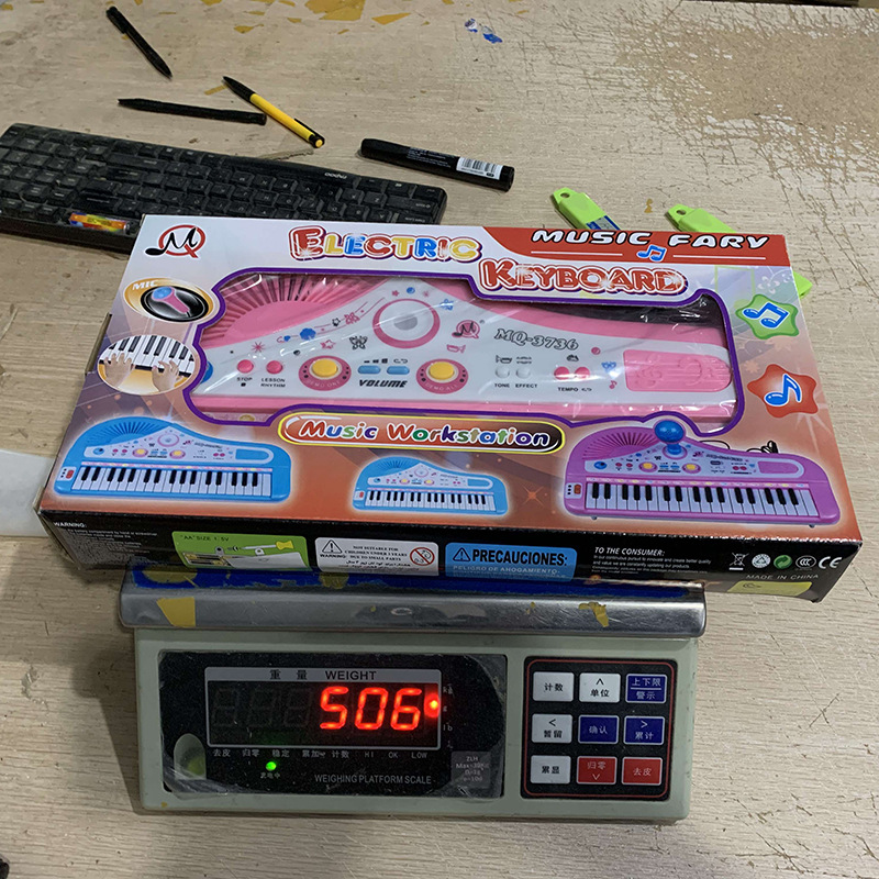 儿童电子琴37键钢琴打击乐带麦克风话筒宝宝早教乐器益智音乐-阿里巴巴