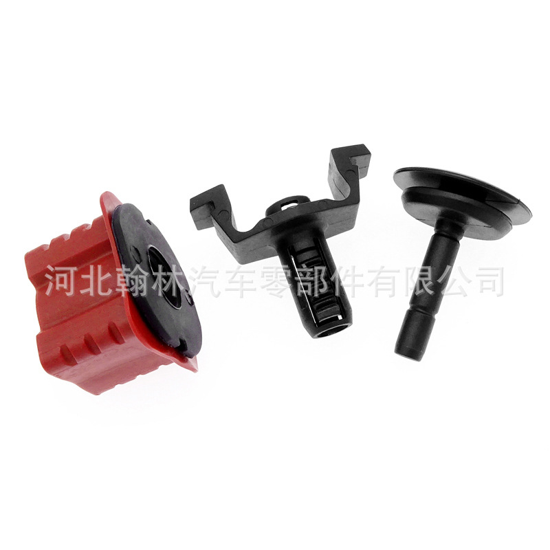 适用于汽车水箱安装胶垫 水箱胶码 胶墩 水箱散热器固定卡扣-阿里巴巴