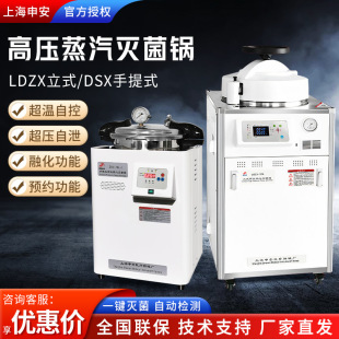 上海申安 DSX/LDZX 实验室非医疗用立式手提消毒锅高压蒸汽灭菌锅-阿里巴巴