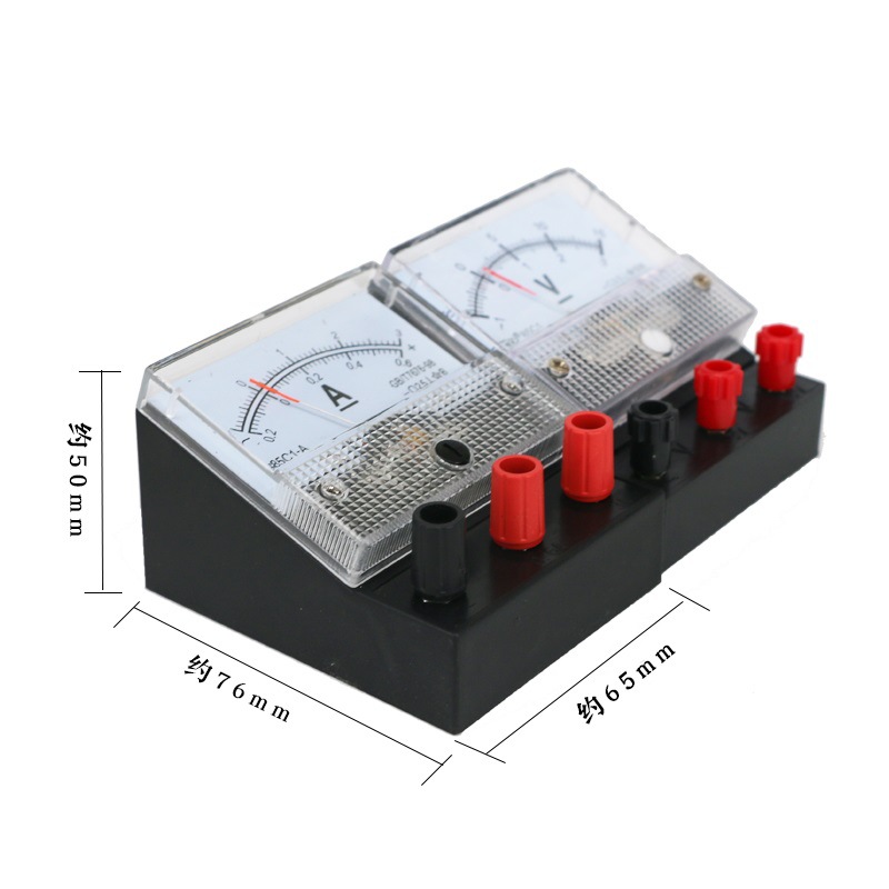 电流表电压表 指针式电学实验用双量程学生电表 初中物理实验仪器-阿里巴巴