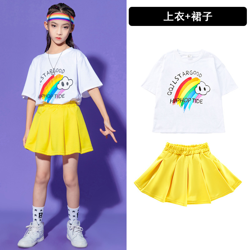 Children singer rapper rainbow yellow hip hop street jazz dance ...
