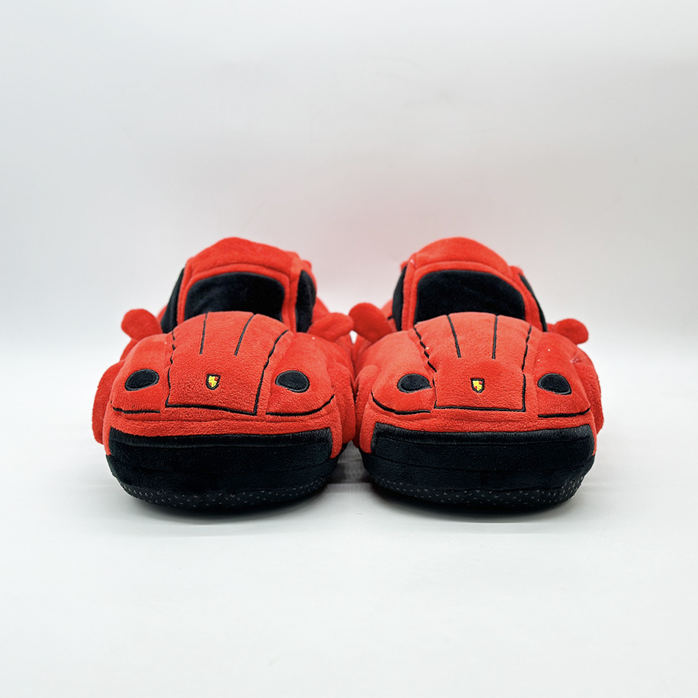 跨境新款porsche plush slippers Racing 宝马保时捷赛车毛绒拖鞋-阿里巴巴