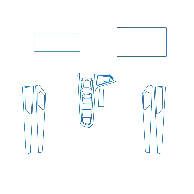Applicable to 23/24 Lingke 03 interior trim film interior transparent ...
