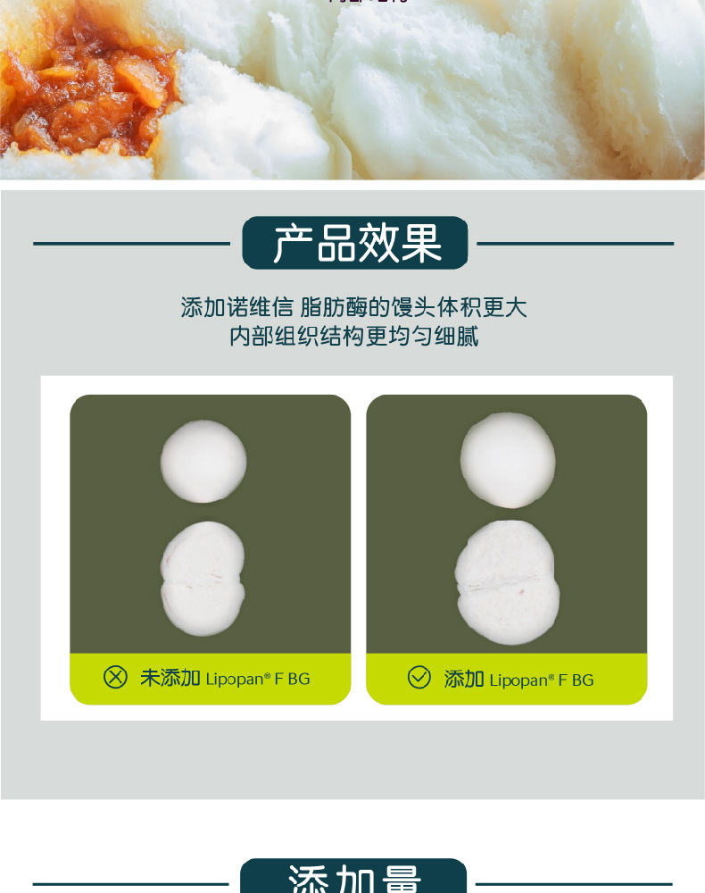 诺维信 食品级 脂肪酶 Lipopan F 改善馒头 包子内部结构 生物酶-食品商务网