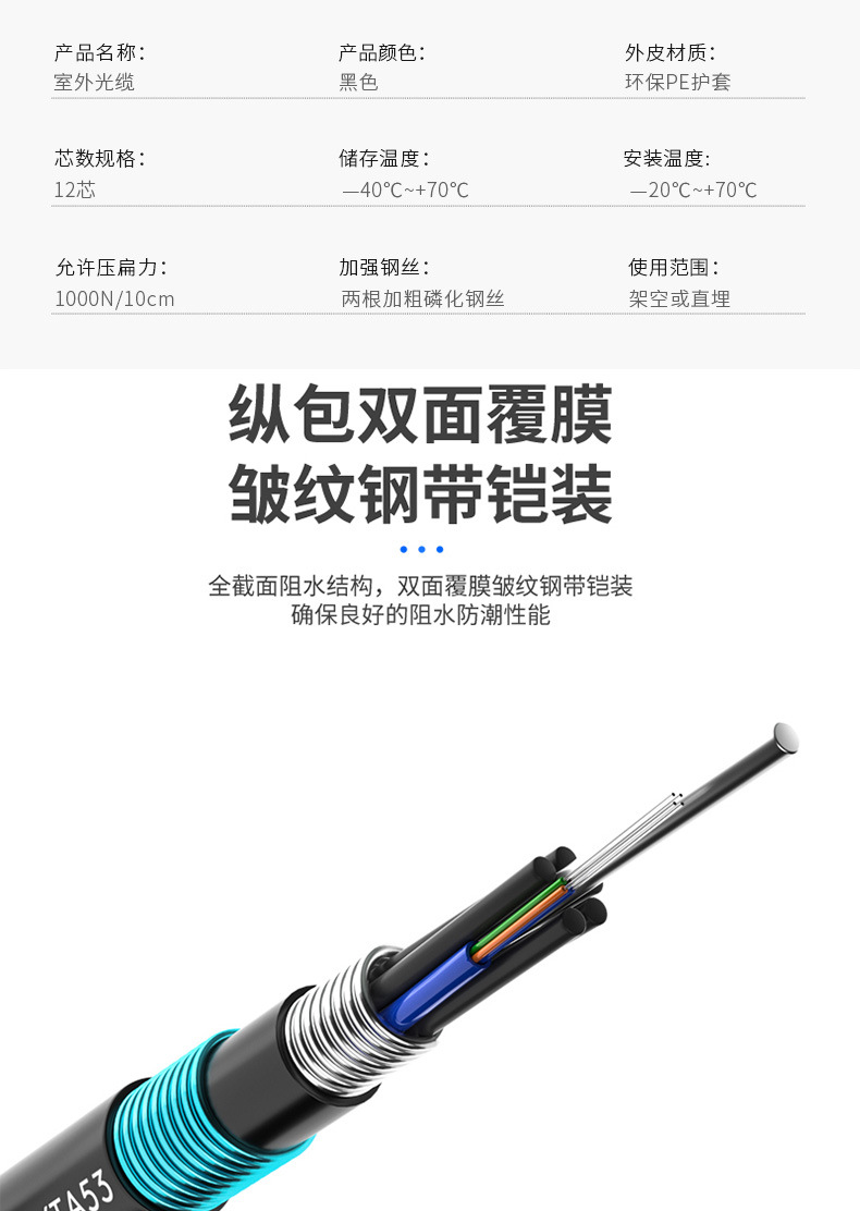 GYXTW-4B1通信光缆室外光缆架空电力厂家8芯24芯12芯4芯48芯-阿里巴巴
