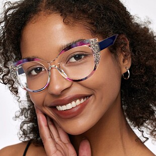 87309防蓝光眼镜框猫眼框TR90眼镜框跨境热销款眼镜ins潮流眼镜框-阿里巴巴