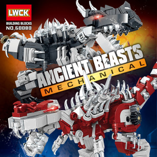 乐玩积木60030-31兼容乐高拼装积木机械霸王龙恐龙儿童益智玩具-阿里巴巴