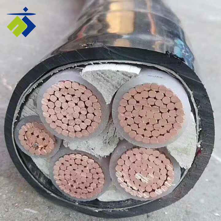 YJV3*50+2*25铜电力电缆硬线50平方3+2铜芯三相五线铠装ZC阻燃-阿里巴巴