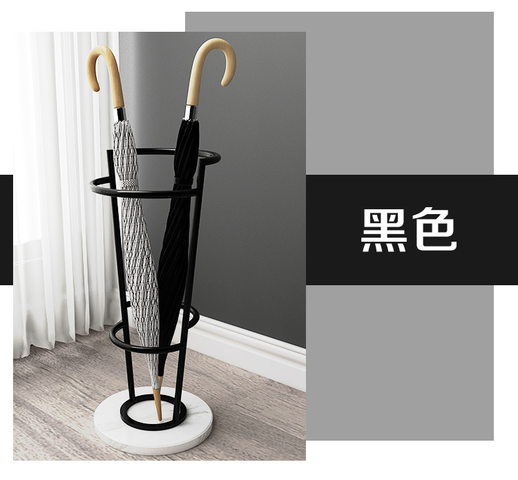 简约金属雨伞架酒店大堂店面雨伞架北欧家用雨伞收纳桶创意雨伞架-阿里巴巴